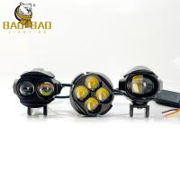 China 2 Eyes 4 Eyes High Power White Yellow Dual Color Heavy Iron Mini Driving Fog Lights for Bike Motor Modification Lighting Systems for sale