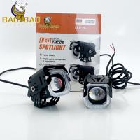 China 2pcs RGB Ring 25 Watts White Yellow Flashing Aluminum Motorcycle Fog Lights LED Headlight Bulb Taillight Available Auto Parts for sale