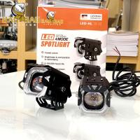 China 2pcs RGB Ring 25 Watts White Yellow Flashing Aluminum Motorcycle Fog Lights LED Headlight Bulb Taillight Available Auto Parts for sale