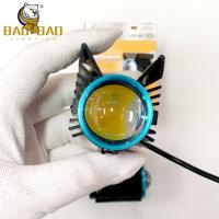 China G17 Aluminum 11 Watts Mini Driving Light White Yellow Dual Color Red Devil Eyes Mini Fog Light for Motorcycle Bike Led Light for sale