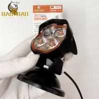 China Red Devil Eyes 4 Eyes White Yellow Dual Color 4 Lens Aluminum Mini Driving Lights for Motorcycle Headlight Fog Lights for Bike for sale