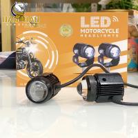 China 2pcs White Yellow Flashing 20 Watts Aluminum Mini Driving Light Universal LED Front Fog Light for Bike Motorcycle Spare Parts for sale