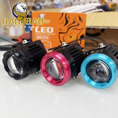 China 46 Watts Motorcycle LED Mini Driving Lighting System White Yellow Dual Color 12-80V for sale