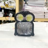 China Frog Shape Devil Eyes White Yellow Luces Fog Lights Aluminum 12-80V Motorcycle Lights for sale