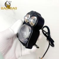 China Frog Shape Devil Eyes White Yellow Luces Fog Lights Aluminum 12-80V Motorcycle Lights for sale