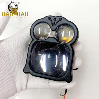 China Frog Shape Devil Eyes White Yellow Luces Fog Lights Aluminum 12-80V Motorcycle Lights for sale