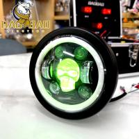 China Aluminum 12V 5.75 Inch Motorcycle Front LED Headlight For HONDA CG CN GN CD70 for sale