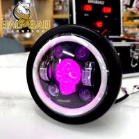 China Aluminum 12V 5.75 Inch Motorcycle Front LED Headlight For HONDA CG CN GN CD70 for sale