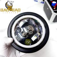 China Aluminum 12V 5.75 Inch Motorcycle Front LED Headlight For HONDA CG CN GN CD70 for sale