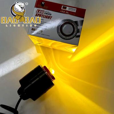 China Motorcycle RGB LED Fog Lights Aluminum White Yellow Multi-Color for sale