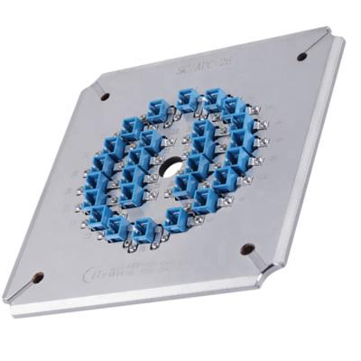 China 24 Port Fiber Optic Polishing Jig For SC APC Connector Grinding for sale