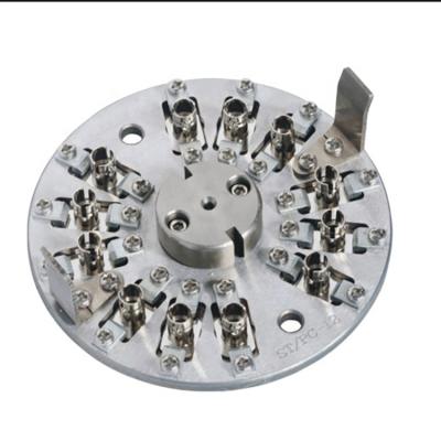 China High Efficiency 12 Port ST UPC Fiber Optic Polishing Jig with 110*5mm Size and 3D Pass Rate ≥98% for sale