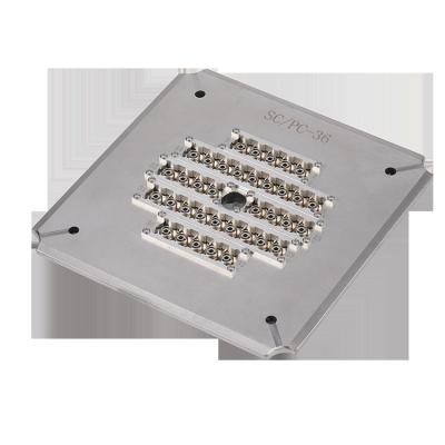 China 36 Positions Stainless Steel High Efficiency FC UPC Polishing Fixture for Fiber Connector Polish Jig for sale