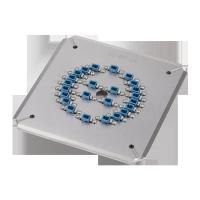 China Universal LC APC 24-Position Polishing Fixture with Stainless Steel S136 for High Efficiency Fiber Optic Polishing for sale