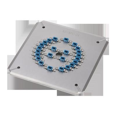 China Universal LC APC 24-Position Polishing Fixture with Stainless Steel S136 for High Efficiency Fiber Optic Polishing for sale