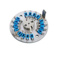 China Hardened Stainless Steel LC UPC Polishing Fixture with 16 Connectors Capacity and 3D Pass Rate 100% for sale
