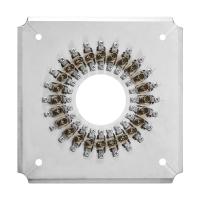 China ST Fiber Optic 24/32 Connector Polishing Fixture with Hardened Stainless Steel S136 for High Efficiency and Insertion Loss ≤0.20dB for sale