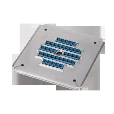China Hardened Stainless Steel S136 Fiber Optic Polishing Jig with 24 32 36 Ports and Insertion Loss ≤0.20dB for SC UPC Connectors for sale
