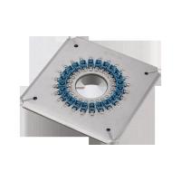 China SC UPC Optical Fiber Polishing Fixture with Hardened Stainless Steel S136 for 24 Connectors in One Cycle and Insertion Loss ≤0.20dB for sale