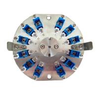 China Efficient 12 Connectors SC PC Polishing Fixture with Hardened Stainless Steel S136 for 100% 3D Pass Rate for sale