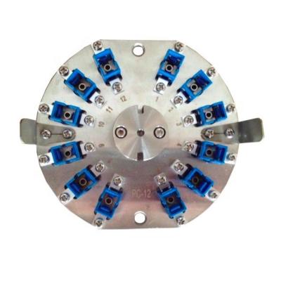 China Efficient 12 Connectors SC PC Polishing Fixture with Hardened Stainless Steel S136 for 100% 3D Pass Rate for sale
