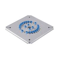 China 24 Core LC-APC Polishing Fixture with Stainless Steel S2316 for High Efficiency Fiber Optic Polishing for sale