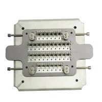 China 32-Fiber Abrasion Resistance Hardened Stainless Steel S136 FC UPC Fiber Optic Polishing Jig for sale