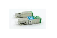 China SC APC Fixed Variable Fiber Optic Attenuator Strong Tensile Resistance For GPON Network for sale