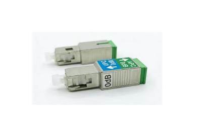China SC APC Fixed Variable Fiber Optic Attenuator Strong Tensile Resistance For GPON Network for sale