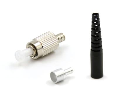 China Metal Body Simplex Single Mode UPC Fc Pc Fiber Connector With 2.0mm Boot for sale