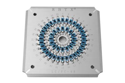 China Fiber Optic 48 Connectors LC PC Polishing Fixture s136 Polish Jig for sale