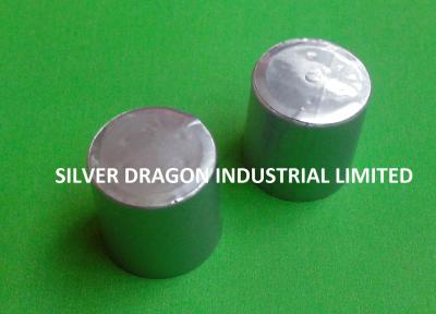 China PVC SHRINKABLE WINE CAPSULE IN SILVER COLOR for sale