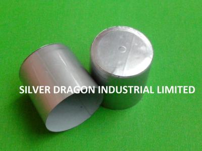 China PVC SHRINKABLE WINE CAPSULE IN SILVER COLOR for sale