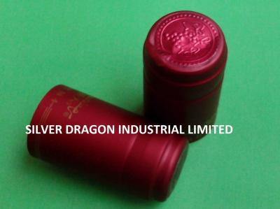 China PVC SHRINKABLE WINE CAPSULE WITH LOGO PRINTED for sale