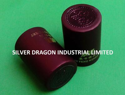 China PVC SHRINKABLE WINE CAPSULE WITH LOGO STAMPED for sale