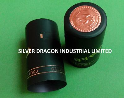 China PVC SHRINKABLE WINE CAPSULE WITH LOGO STAMPED for sale