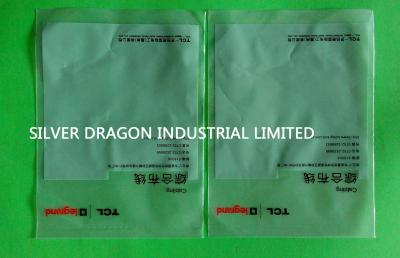 China flat plastic bag for cable packing size 13cm x 18cm for sale