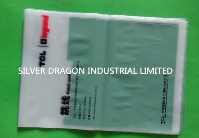 China flat polybag with perforation for cable packing size 22cm x 31cm for sale