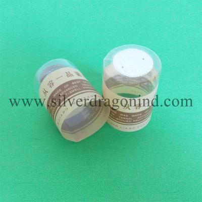 China Custom Logo printed PVC shrink wine capsule with embossing on top for sale