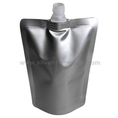 China Aluminum Stand up Spout Pouch for liquid chemical Packing（ doy packing) for sale