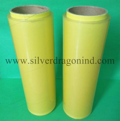 China Food grade PVC Cling Film for vegetable fruit wrapping (Size 10microns x 300mm x 300m) for sale
