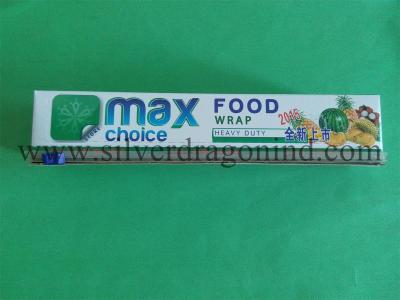 China Food grade cling wrapping film with cutter box for sale