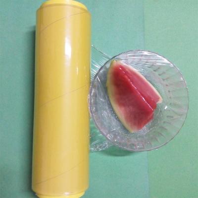 China 10 micron PVC Food Cling Film for fruit wrapping for sale