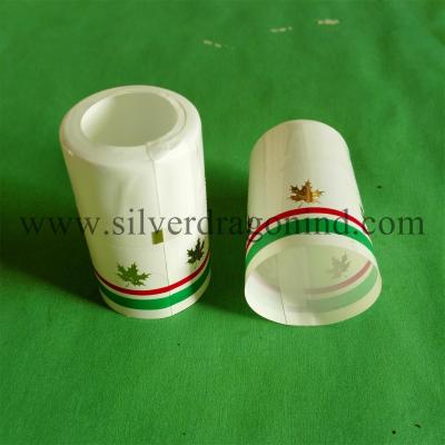 China PVC shrink cap seals with tear strip for olive oil for sale