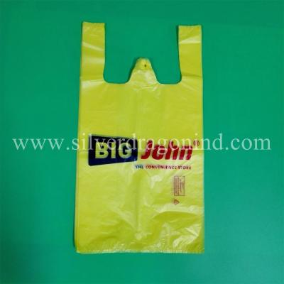 China Plastic T-Shirt Bags for sale