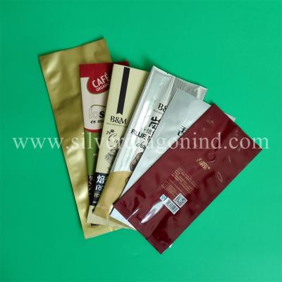 China Custom coffee bags with valve, side-sealed, back-sealed, quad-sealed shape for sale