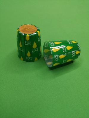 China Vertical Tear Tab PVC Shrink Capsules Top Disc and Perforation for Easy Opening for sale
