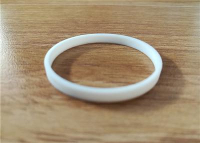 China White PTFE Flat Washer Rectangular O Ring For Machinery Radiation Resistance for sale