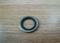 China O Shape Custom Rubber Gaskets Metal Rubber Bonded Washer Low Thermal Expansion for sale