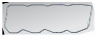 China Cummins 4ISBe / 4ISDe GASKET VALVE COVER Oils Resistance VMQ Engine Repair Parts for sale